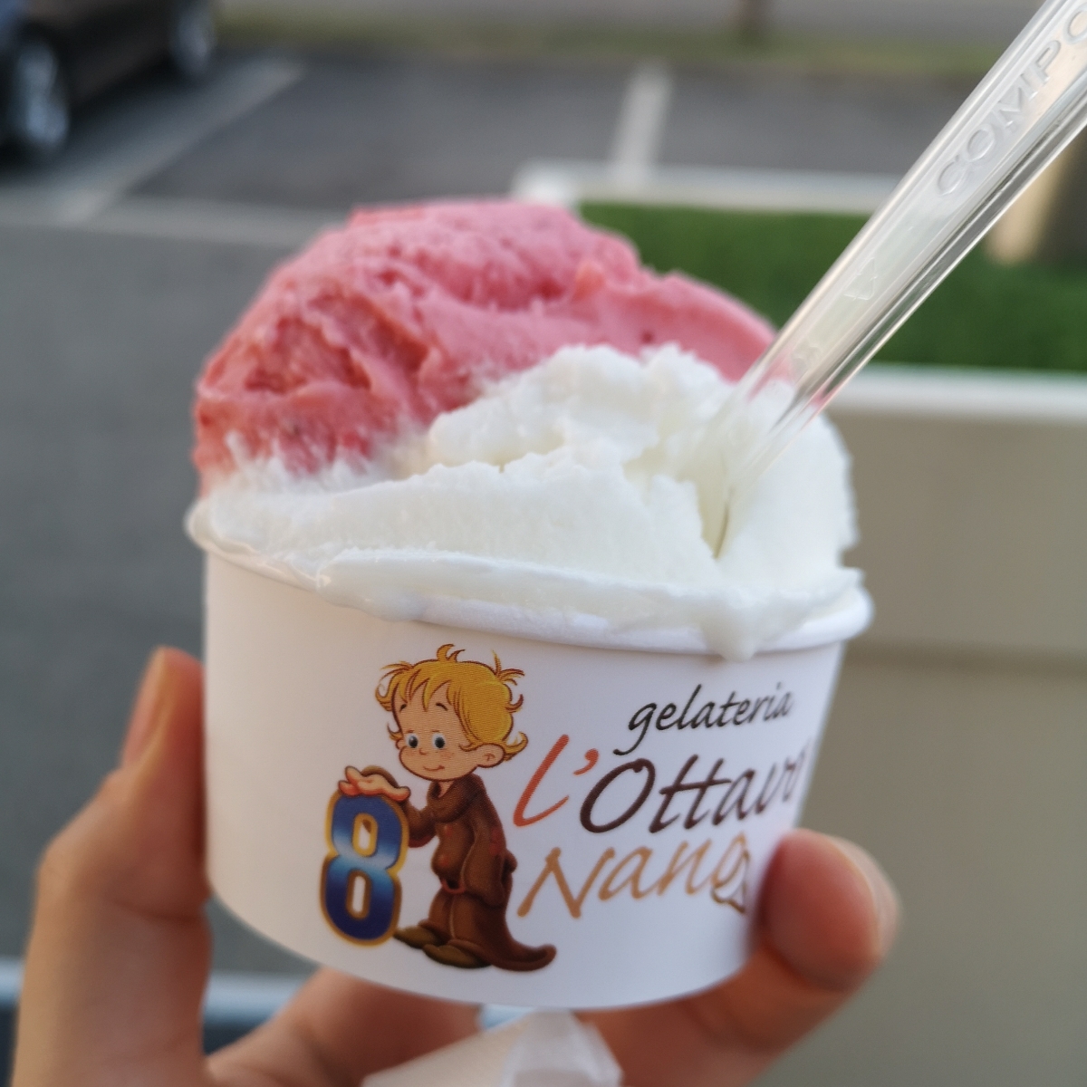 Coppetta Gelato Fragola E Limone at L'Ottavo Nano, Codogno - Vegan Dish ...