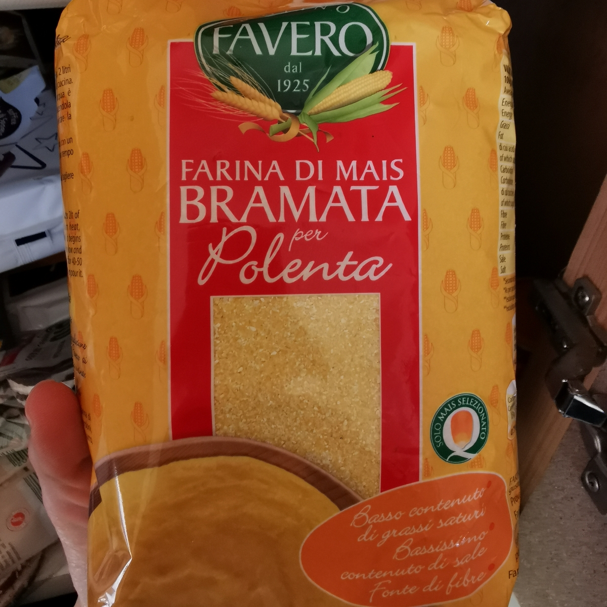 Farina di mais bramata from Molino Favero - Vegan Product Reviews ...