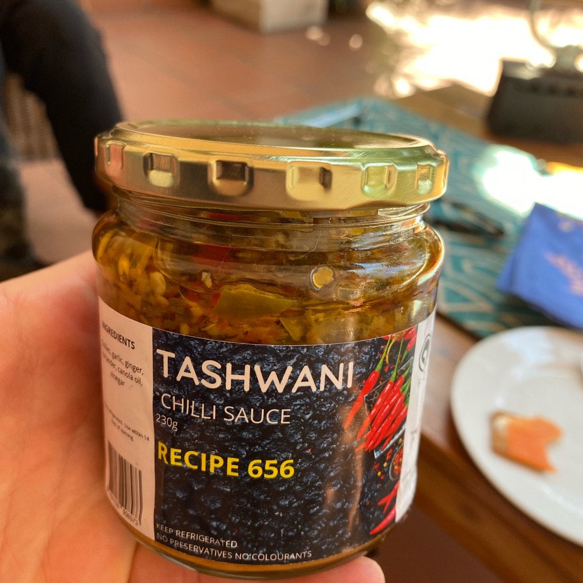 Tashwani chili sauce from Oya foods - Vegan Product Reviews & Ratings ...