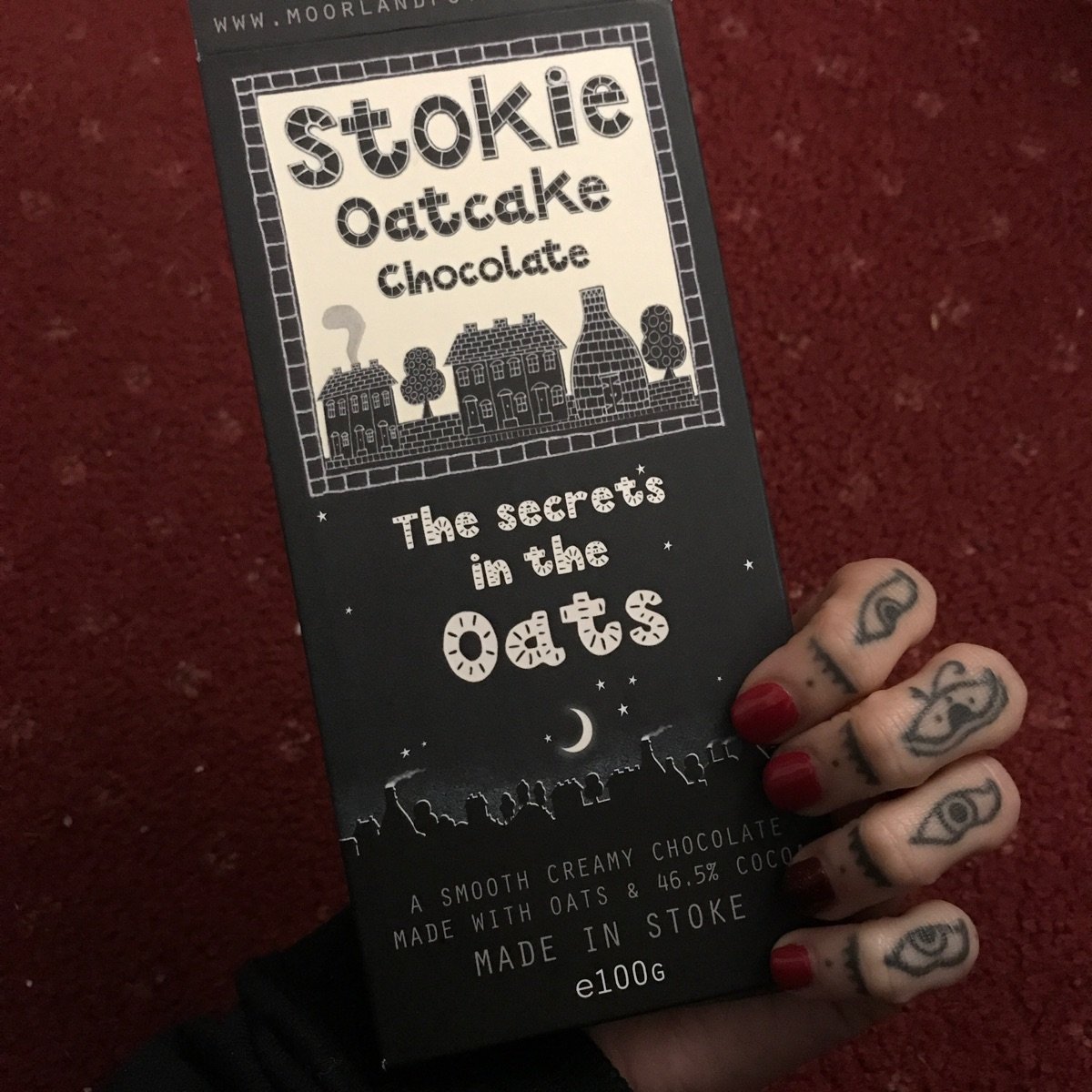 Stokie Oatcake Chocolate from Moorlandpottery - Vegan Product Reviews ...