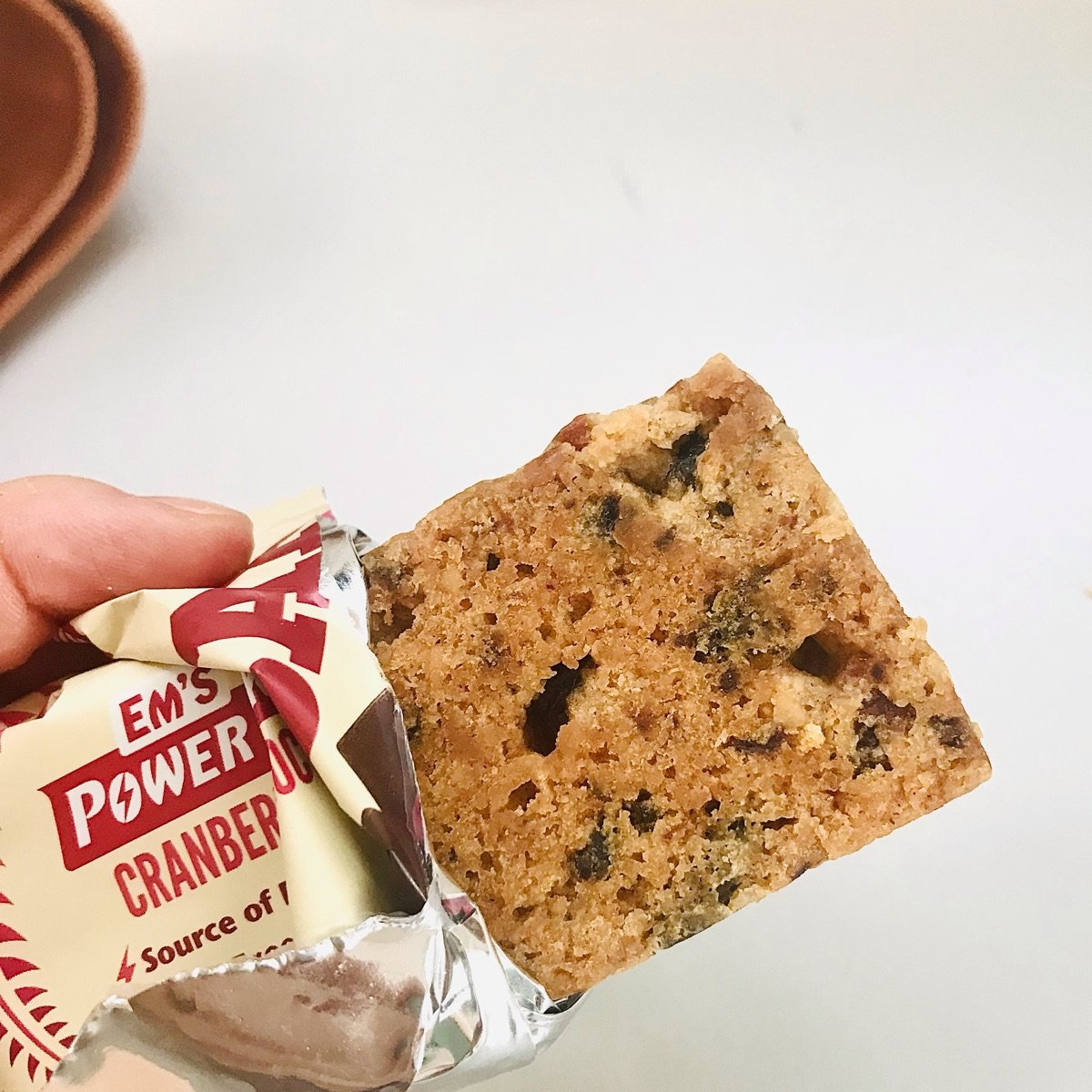 Cranberry Chocolate Bar from Ems power cookies - Vegan Product Reviews ...