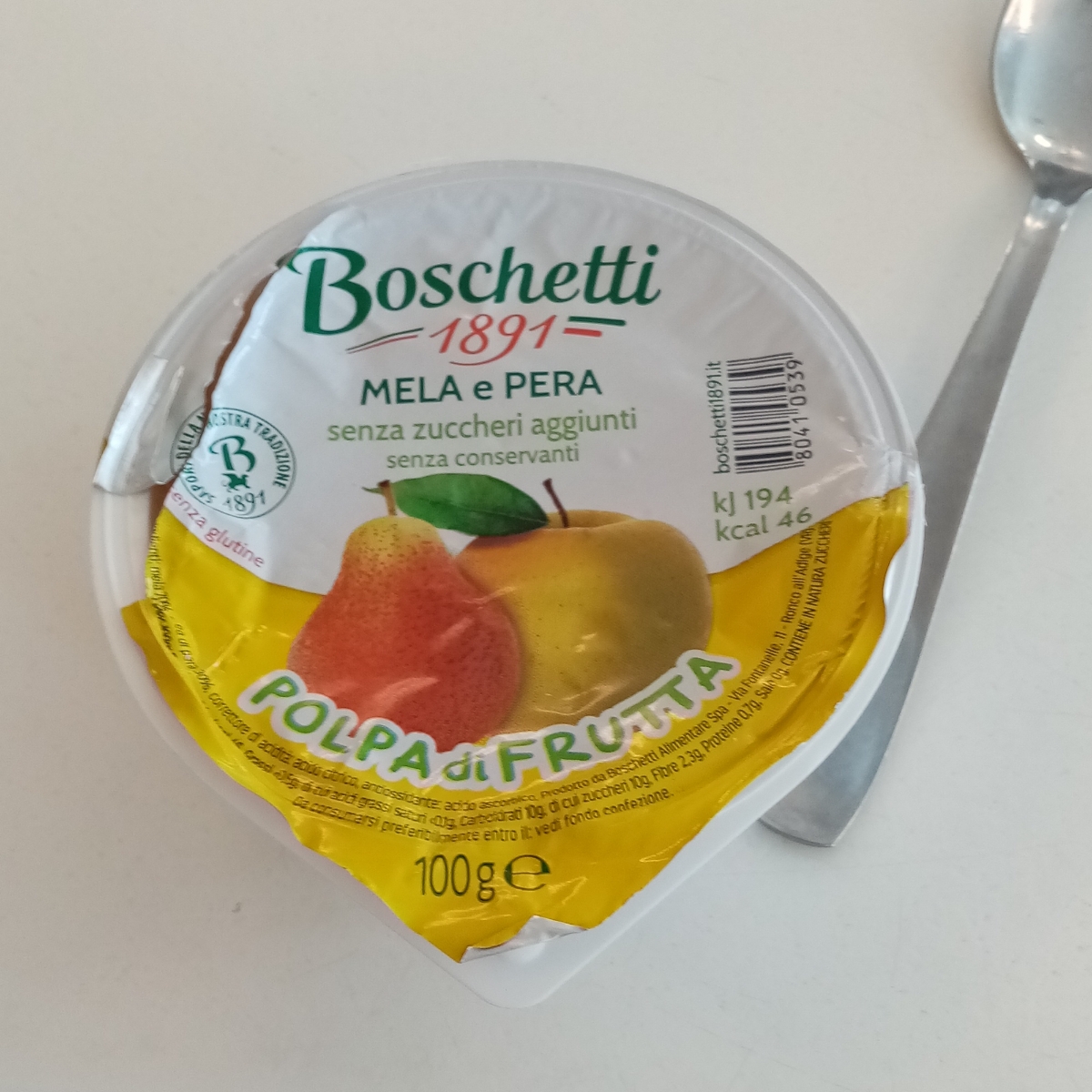 Polpa di frutta mela e pera from Boschetti 1891 - Vegan Product Reviews ...