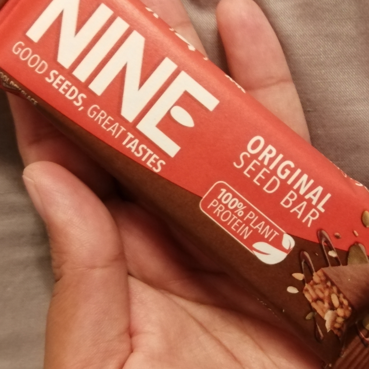 Original flavour seed bar from Nine - Vegan Product Reviews & Ratings ...