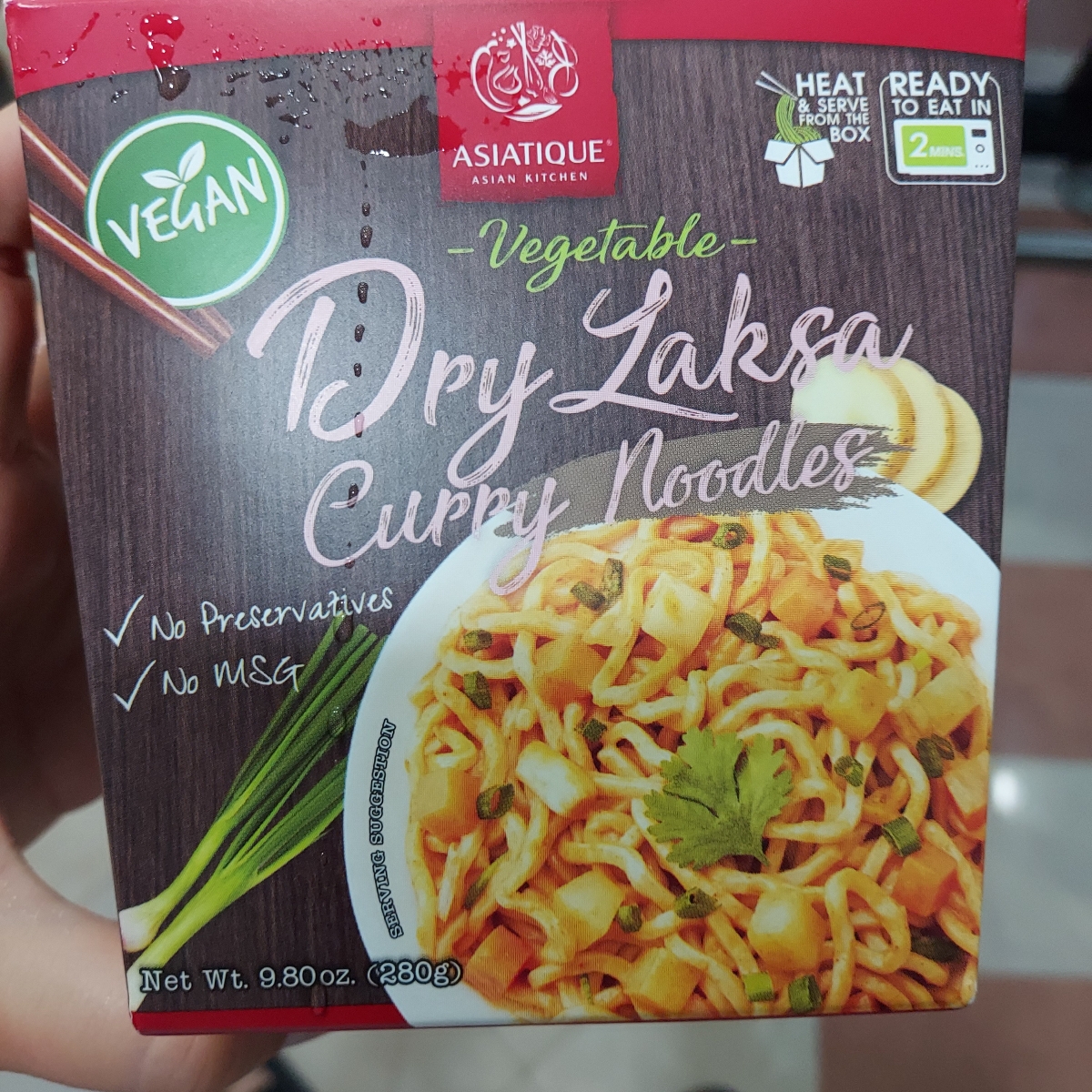 Dry Laksa With Curry Noodles from Asiatique - Vegan Product Reviews ...