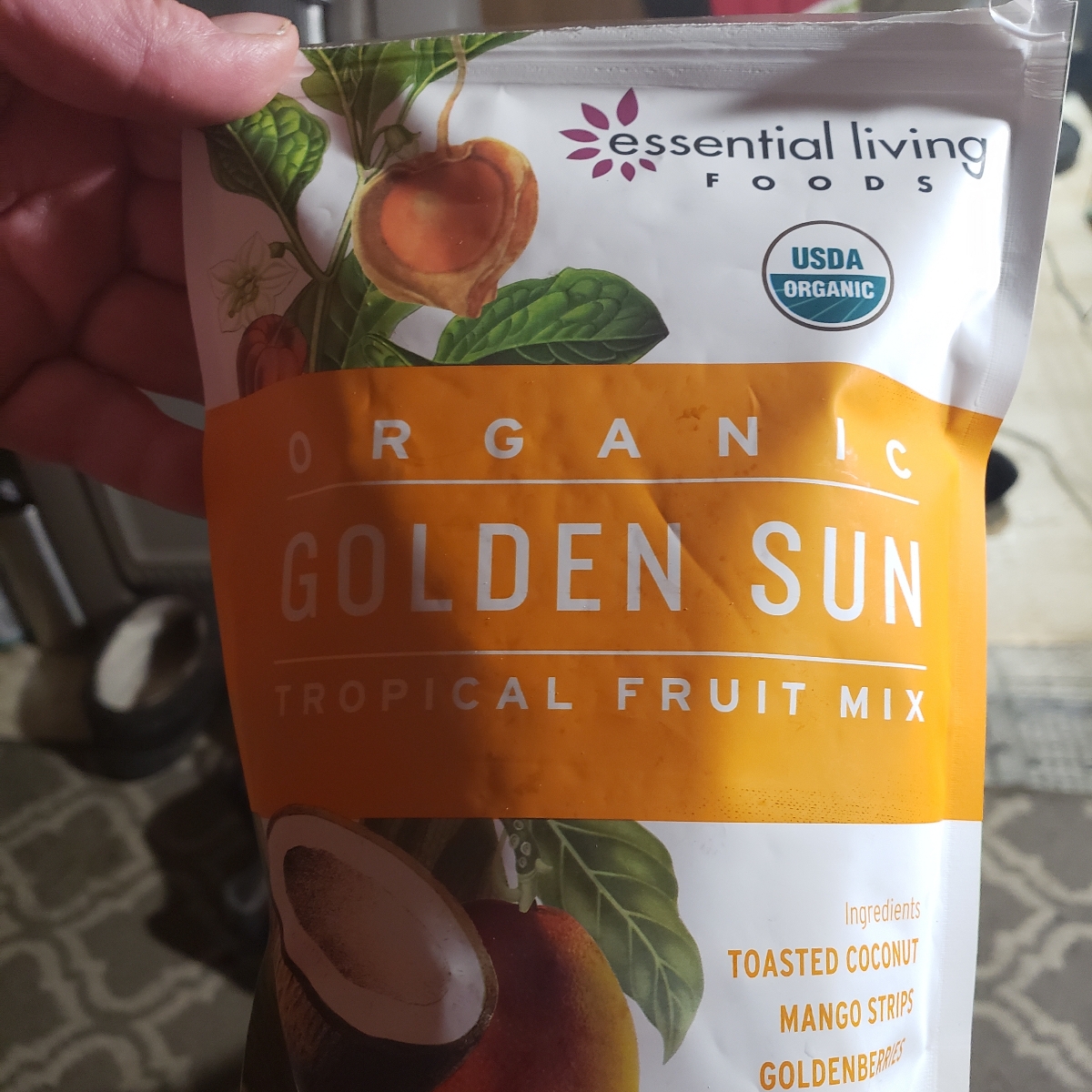 Organic Golden Sun Tropical Fruit Mix from Essential Living - Vegan ...