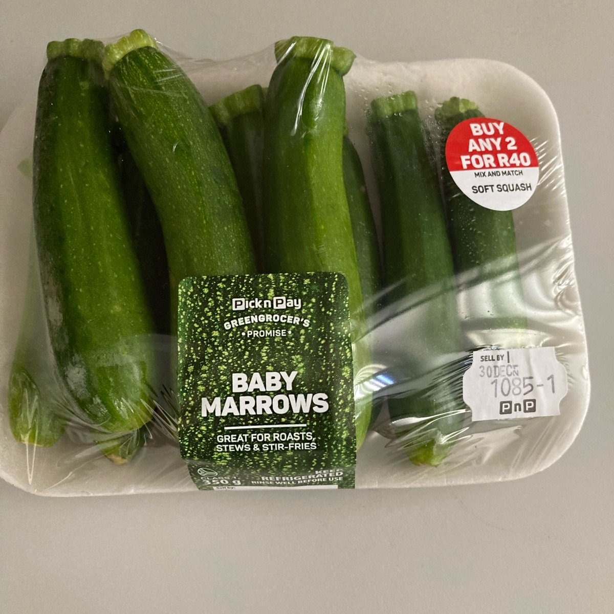 Baby Marrow from Pick n Pay - Vegan Product Reviews & Ratings | abillion