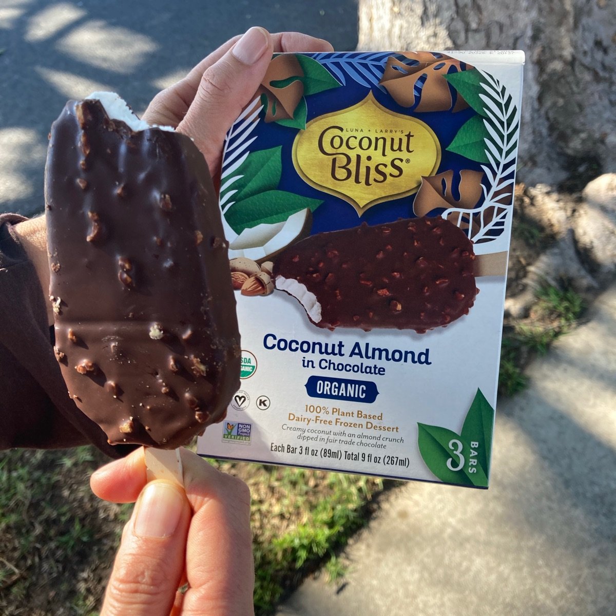 coconut bliss ice cream bars from Luna & Larry's - Vegan Product ...
