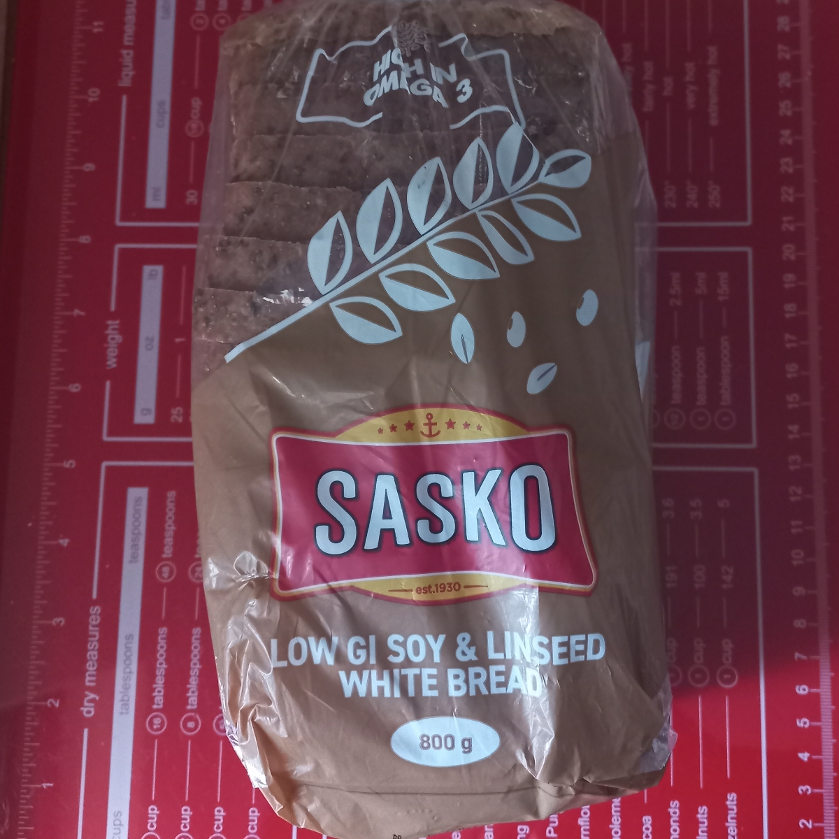 Low Gi Dumpy Soy And Linseed White Bread from Sasko - Vegan Product ...