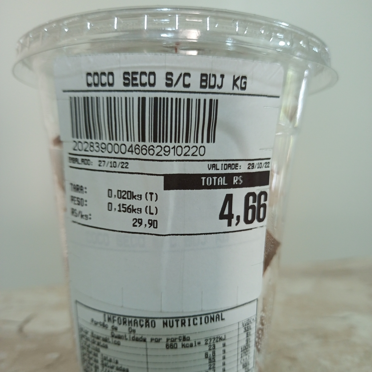 Coco seco sem casca from Barbosa - Vegan Product Reviews & Ratings ...