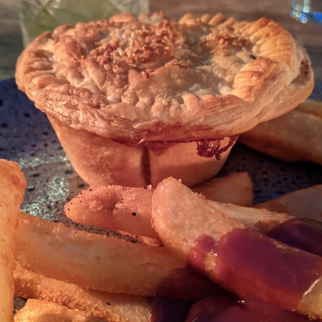 Mince and Cheese Pie at Mockingbird, Wellington - Vegan Dish Reviews ...