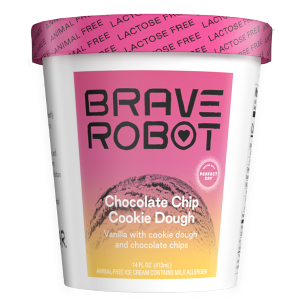 Brave Robot Chocolate Chip Cookie Dough Animal-Free Dairy from Brave ...