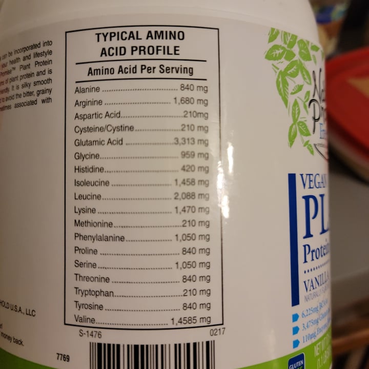 Nature's Promise Vegan Plant Protein Powder Vanilla Review | abillion