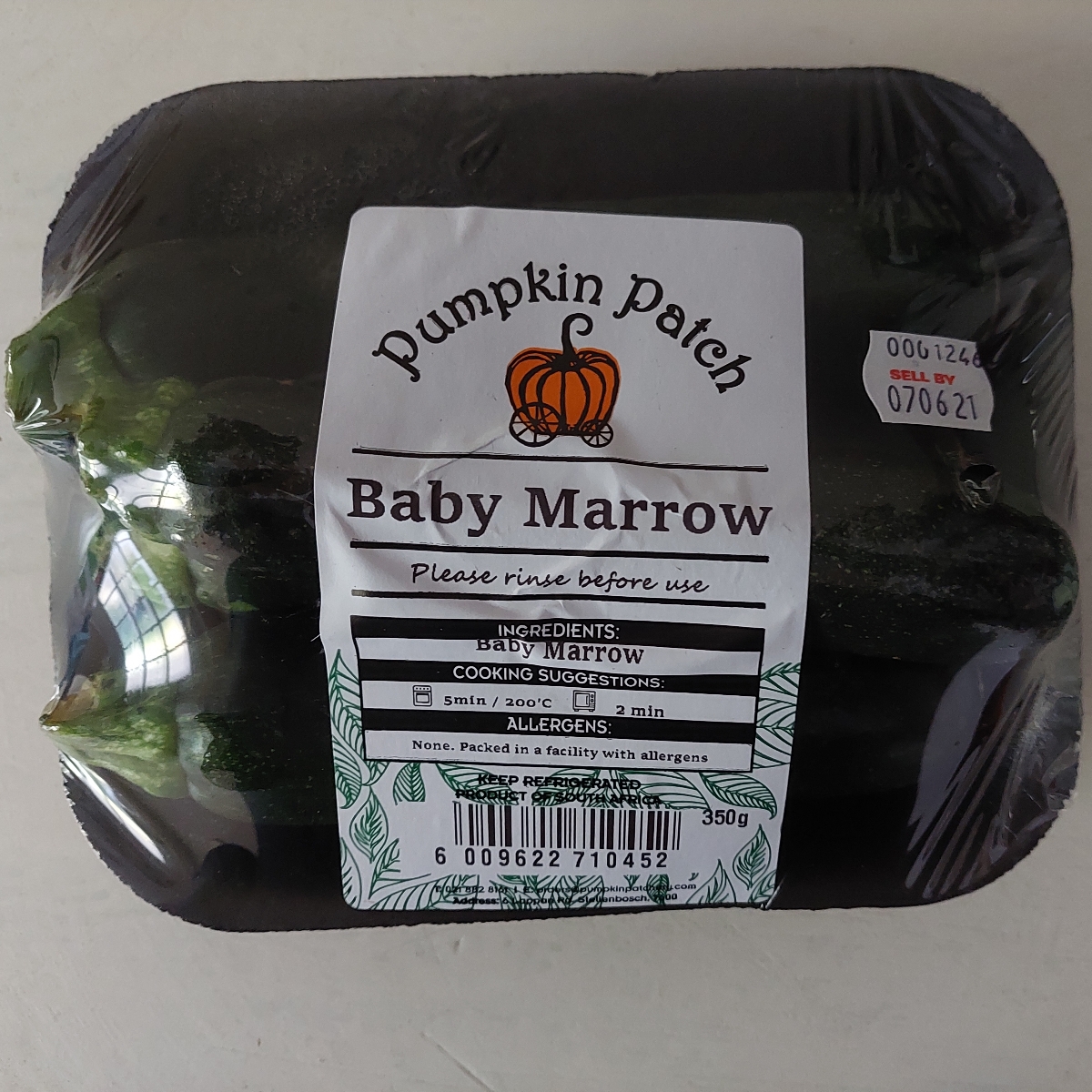 Baby Marrow from Pumpkin Patch - Vegan Product Reviews & Ratings | abillion