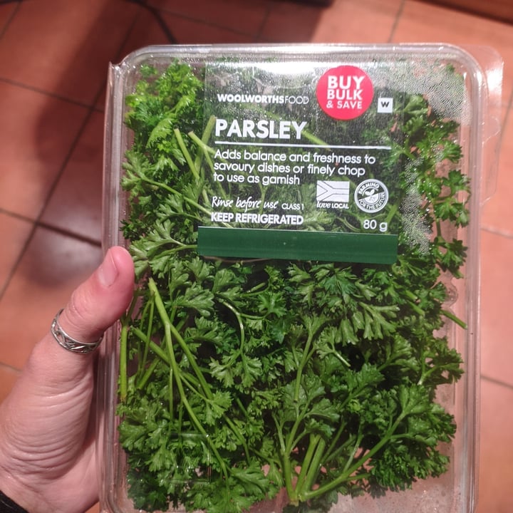 Woolworths Food Fresh parsley Review | abillion