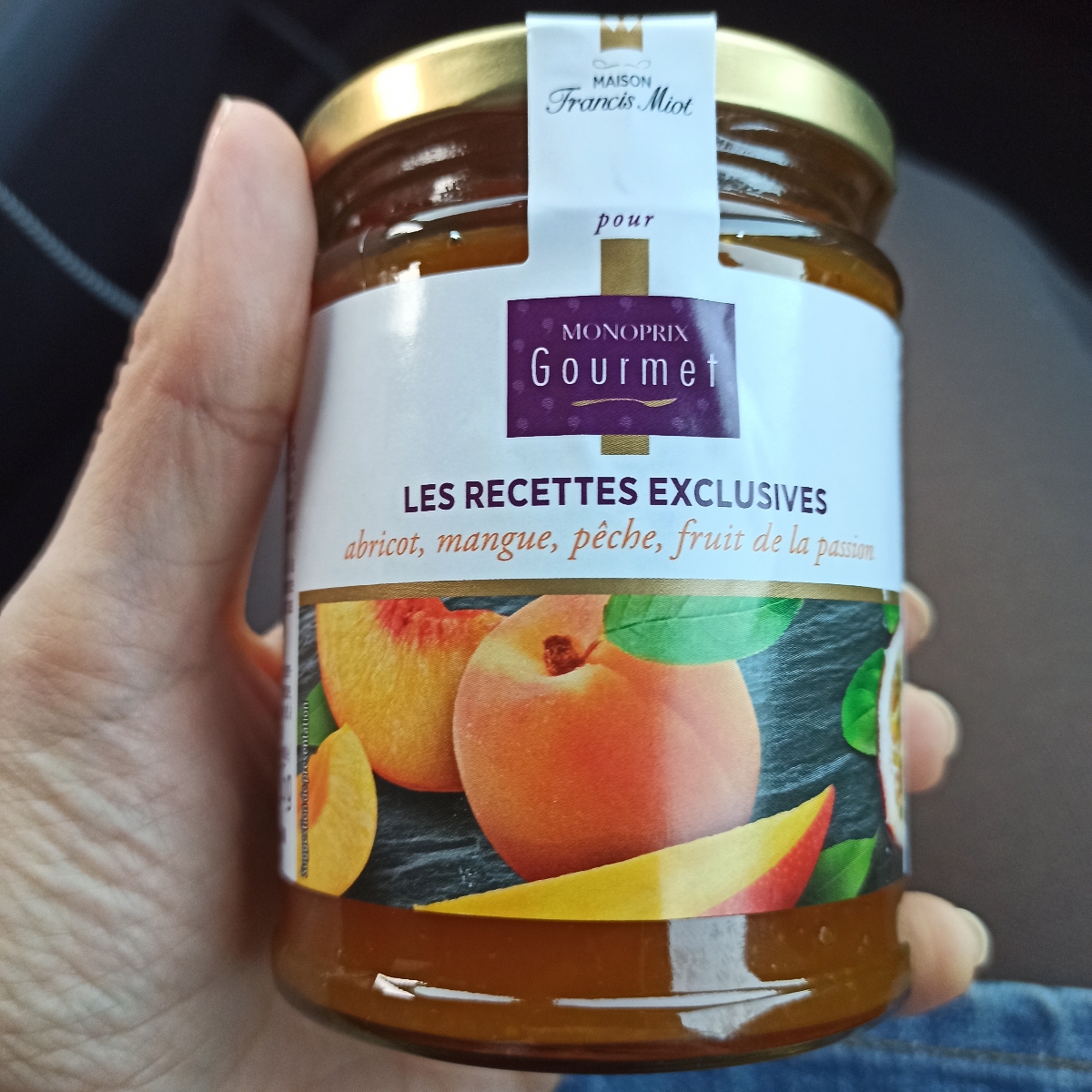 Confiture mangue fruits passion peche from Monoprix gourmet - Vegan ...