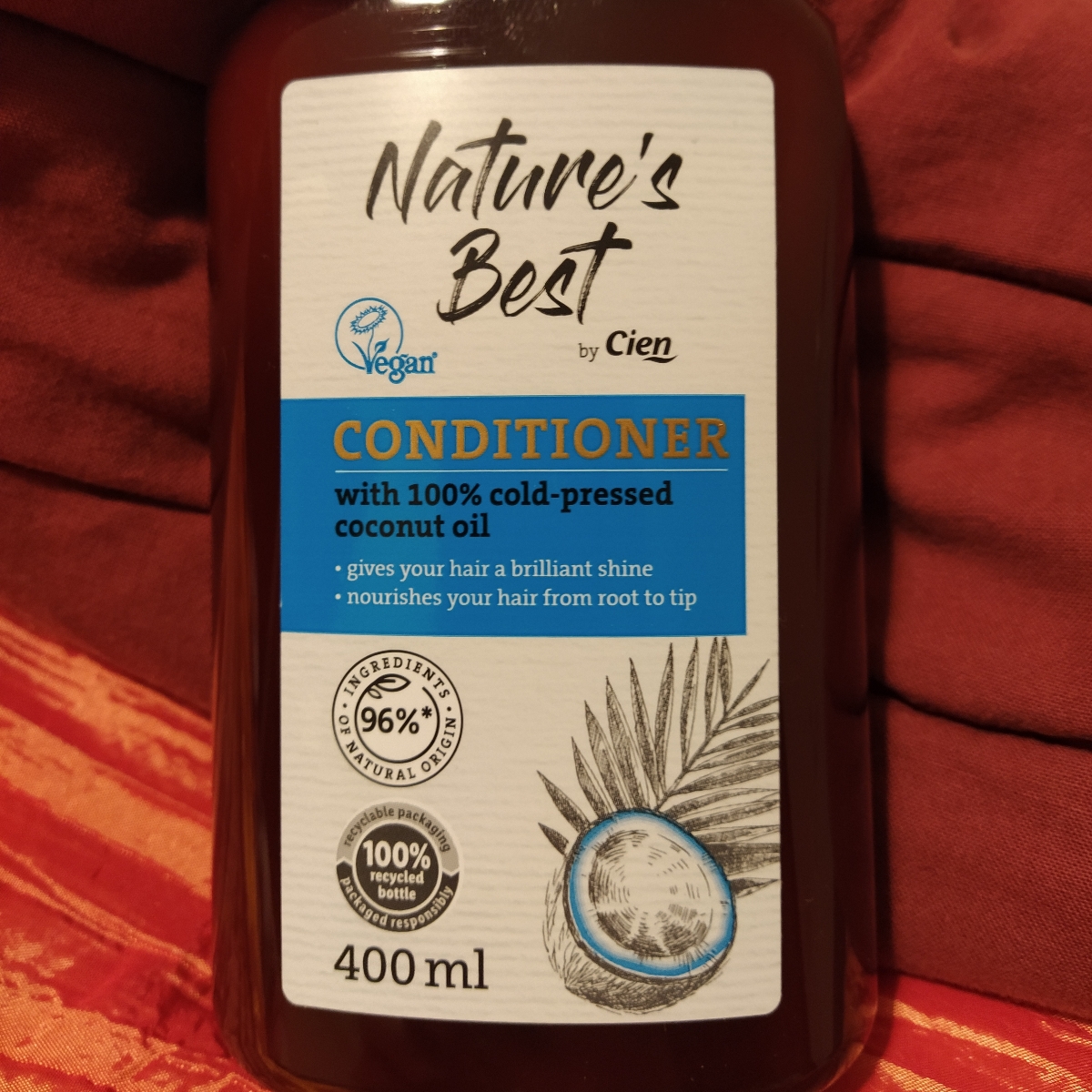 Conditioner With 100% Cold Pressed Coconut Oil from Nature’s best by ...