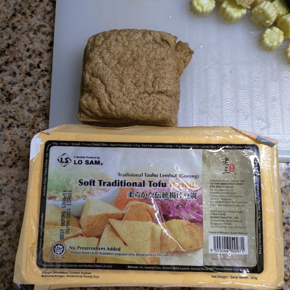 Soft Traditional Tofu (Fried) from Lo Sam - Vegan Product Reviews ...
