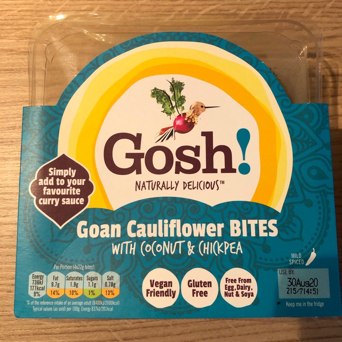 Goan Cauliflower Bites from Gosh! - Vegan Product Reviews & Ratings ...