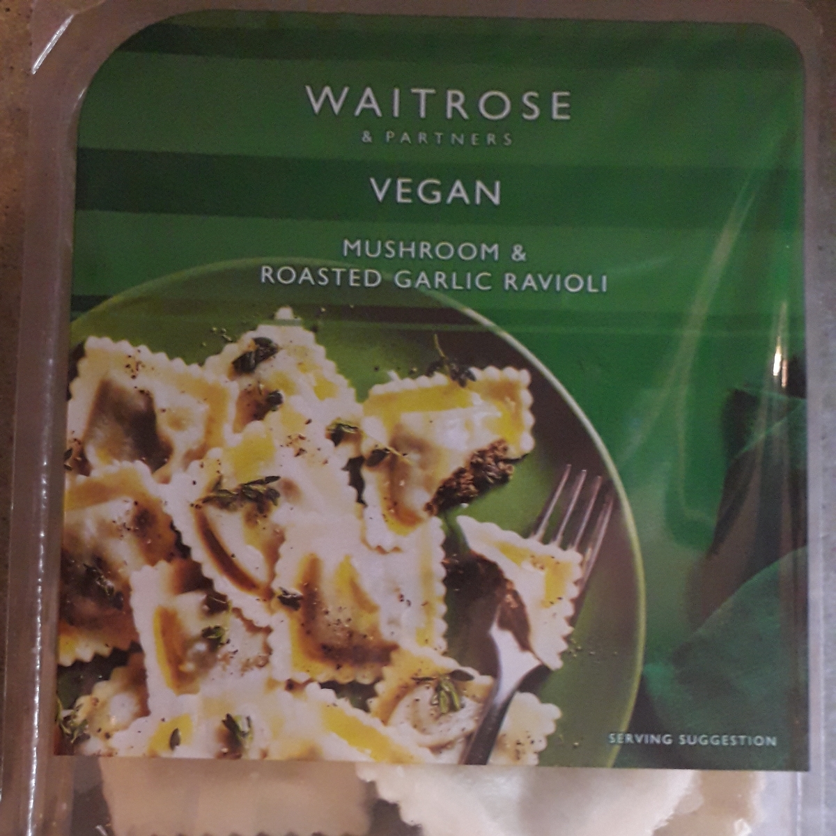Mushroom and garlic ravioli from Waitrose - Vegan Product Reviews ...