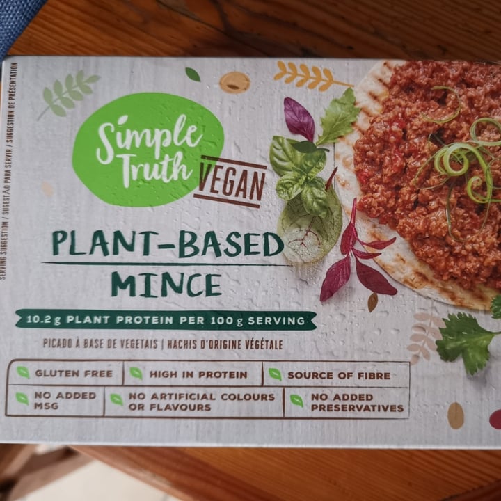 Simple Truth Plant based mince Review | abillion