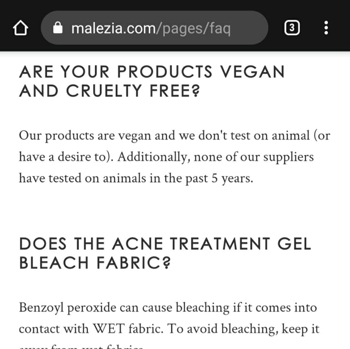 Malezia Acne Treatment Gel Review | abillion
