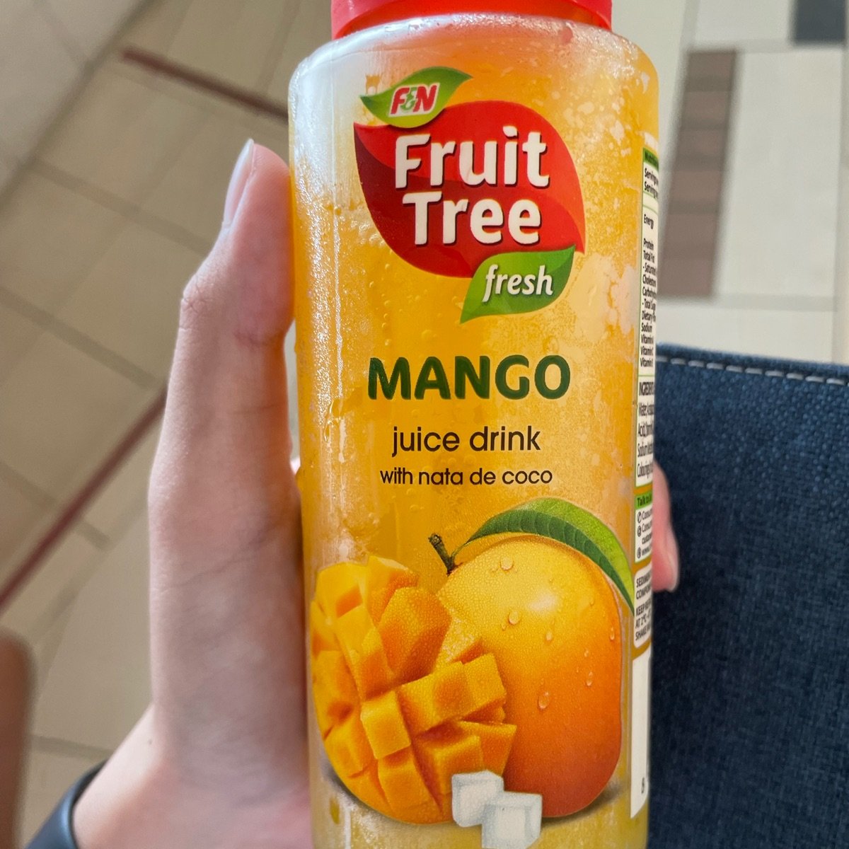 Mango Juice Drink with nata de coco from F&N Fruit Tree Fresh - Vegan ...