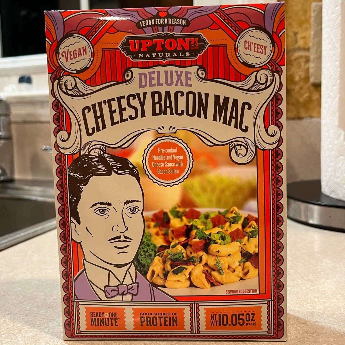 Upton's Naturals - Deluxe Ch’eesy BACON MAC Review | abillion