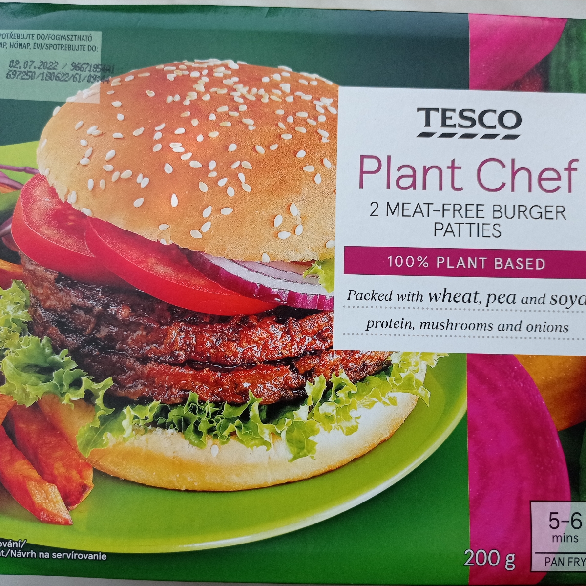 Burgers from Tesco Plant Chef - Vegan Product Reviews & Ratings | abillion