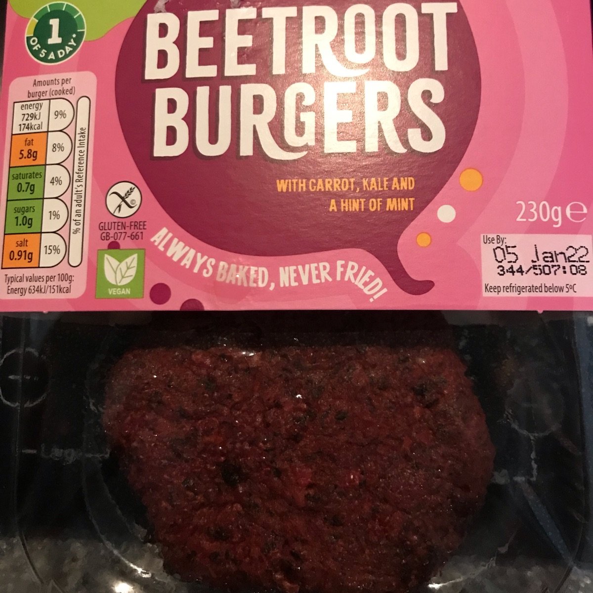 Beetroot Burgers from Aldi the deli - Vegan Product Reviews & Ratings ...