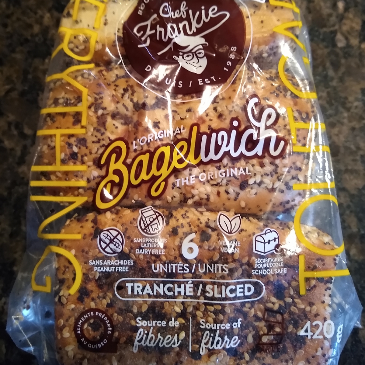 Chef Frankie Everything Bagelwich Reviews | abillion Chef Frankie Everything Bagelwich Reviews | abillion