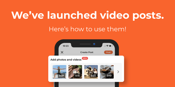 We’ve launched video posts. Here’s how to make your first one | abillion