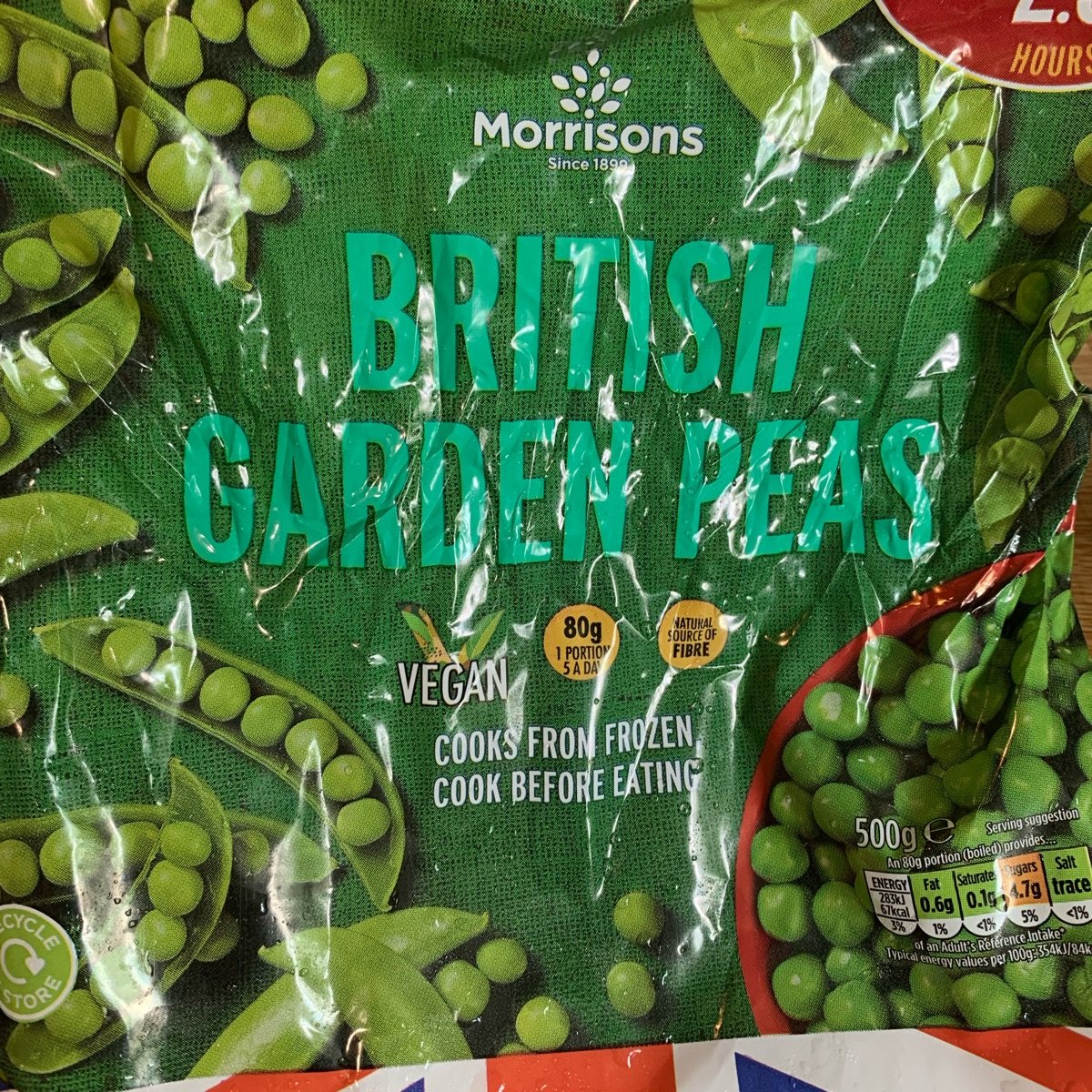 British garden peas from Morrisons - Vegan Product Reviews & Ratings ...