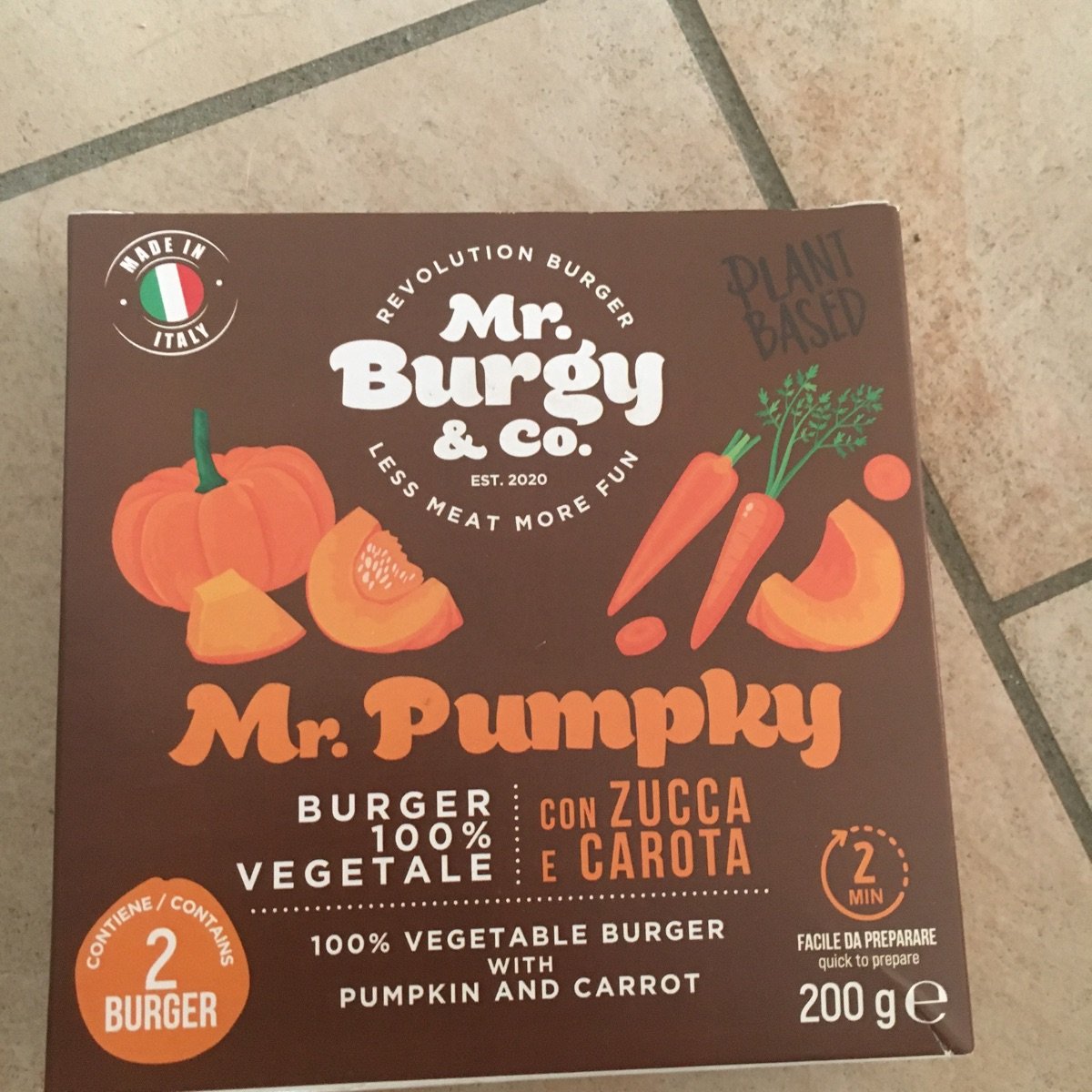 Burger from Mr Burgy & co - Vegan Product Reviews & Ratings | abillion