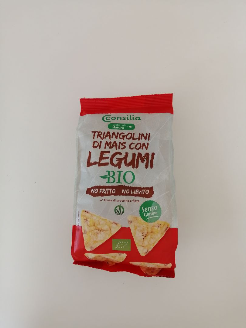 Triangolini di mais con legumi from Consilia - Vegan Product Reviews ...