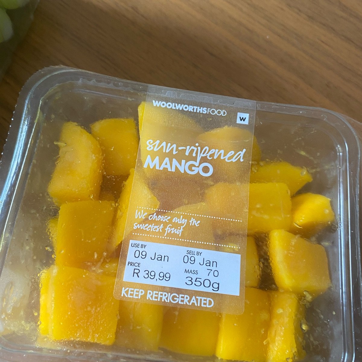 Sun ripened mango from Woolworths Food - Vegan Product Reviews ...