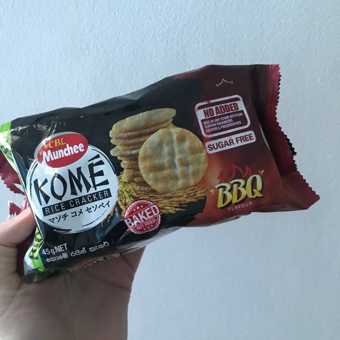 BBQ Kome Rice Cracker from CBL Munchee - Vegan Product Reviews ...
