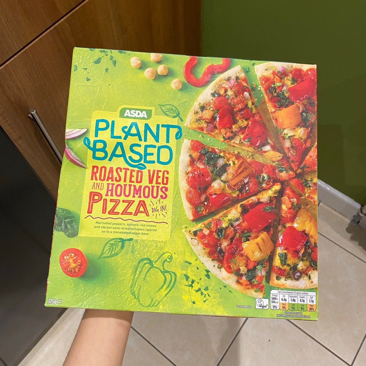 Roasted Veg And Houmous Pizza from ASDA - Vegan Product Reviews ...