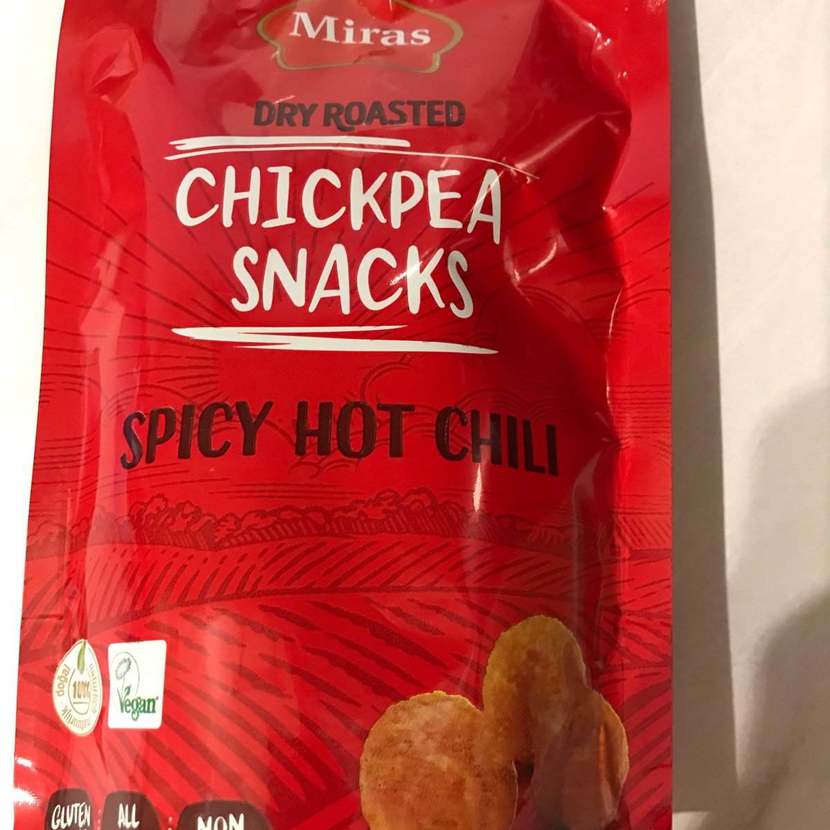 Chickpea Snacks Spicy Hot Chili from Miras - Vegan Product Reviews ...