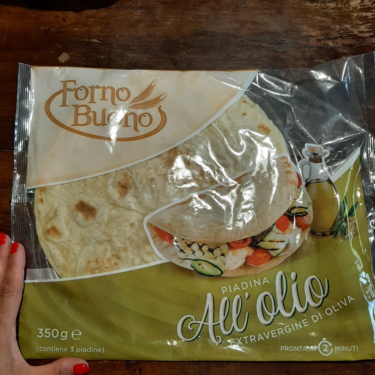 Piadina all'olio extravergine di oliva from Forno buono - Vegan Product ...