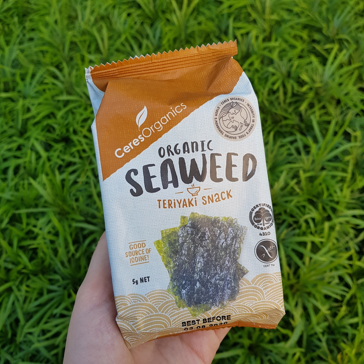 Organic Seaweed Teriyaki Snack from Ceresorganics - Vegan Product ...