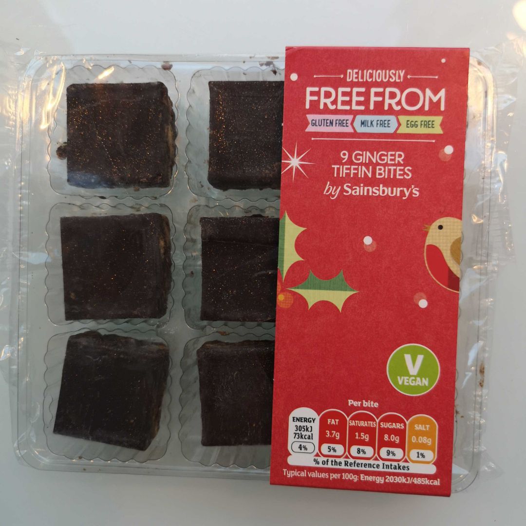 Ginger Tiffin Bites from Sainsbury's - Vegan Product Reviews & Ratings ...