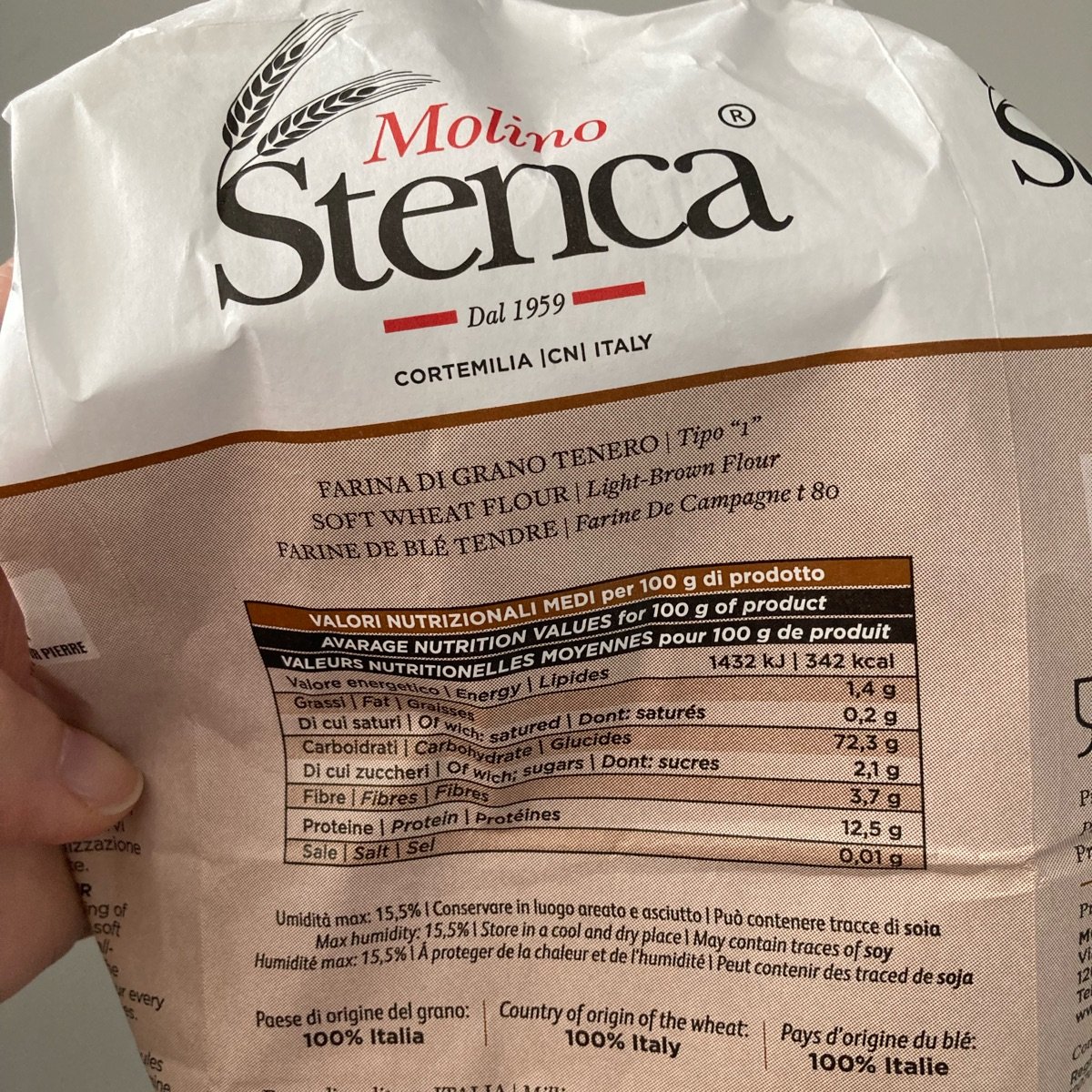 Farina Di Tipo 1 from Molino stenca - Vegan Product Reviews & Ratings ...