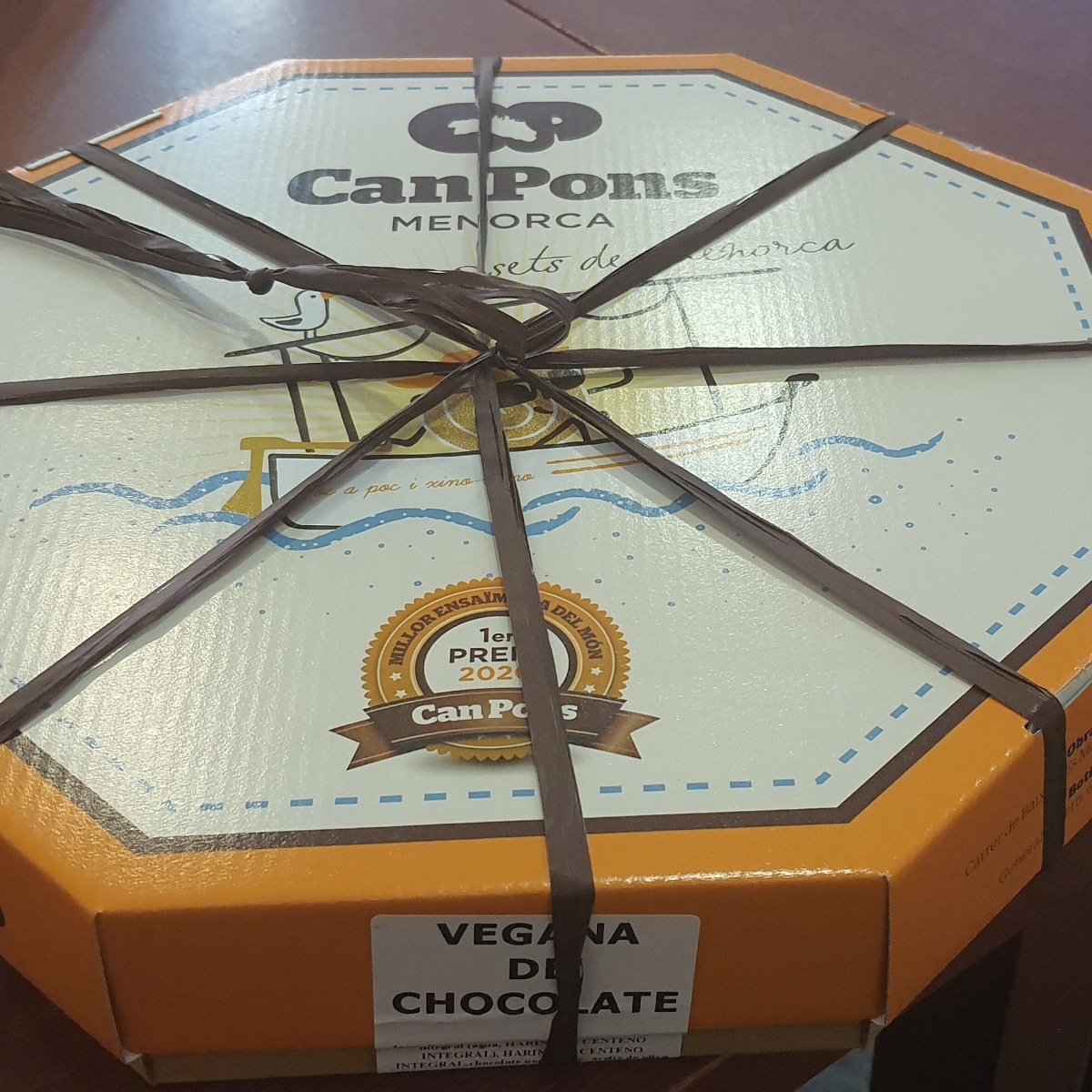 Ensaimada de chocolate típica de Menorca from Ensaimada Can Pons ...