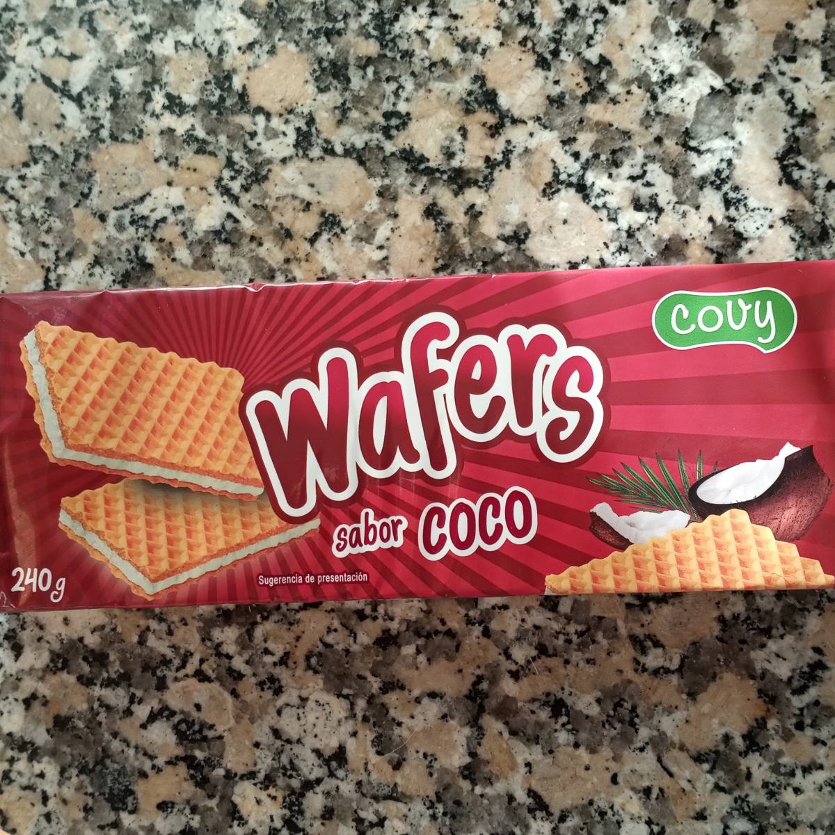 Wafers sabor coco from Covy - Vegan Product Reviews & Ratings | abillion