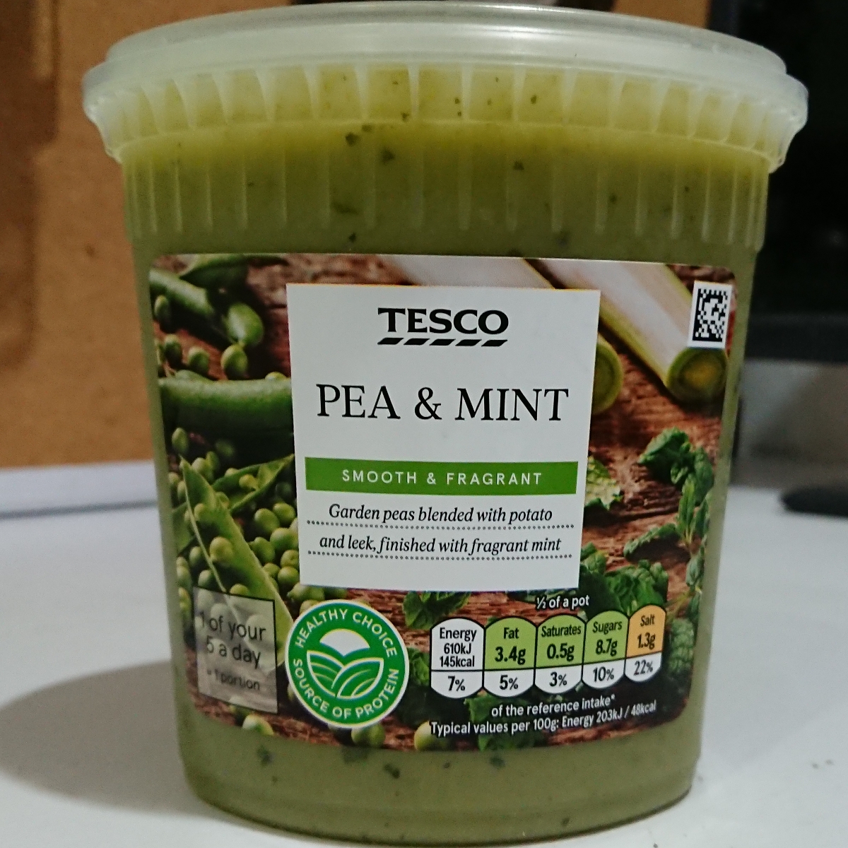 Pea and mint soup from Tesco - Vegan Product Reviews & Ratings | abillion