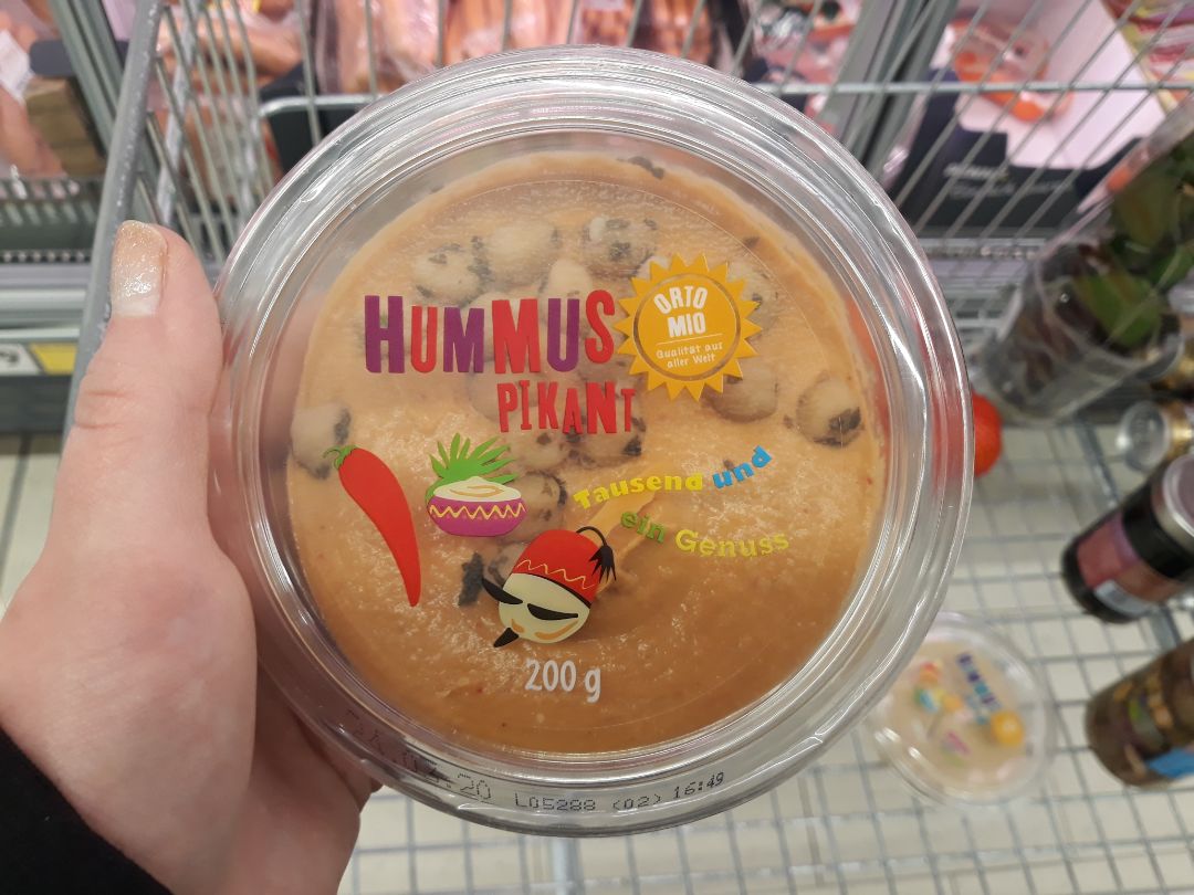 Hummus Pikant from Orto mio - Vegan Product Reviews & Ratings | abillion
