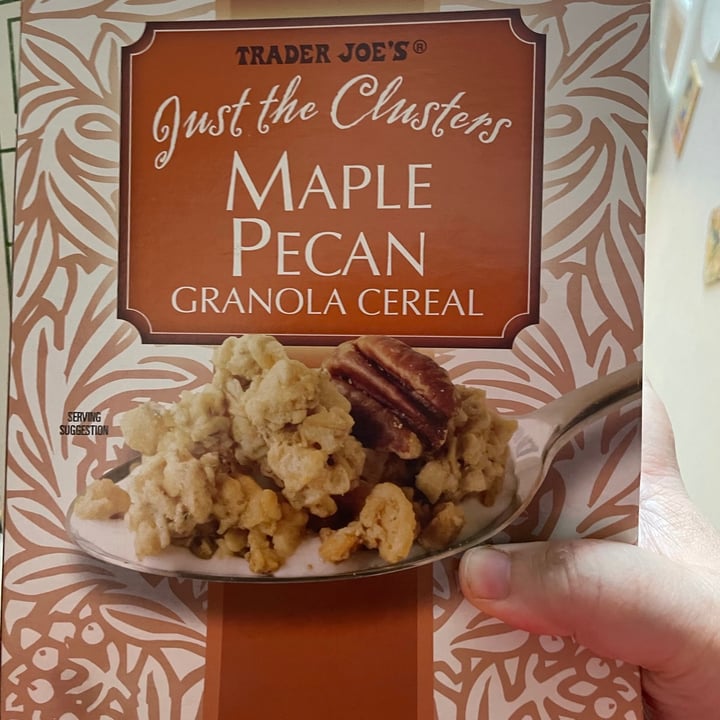 Trader Joe's Just cluster maple pecan cereal Review | abillion