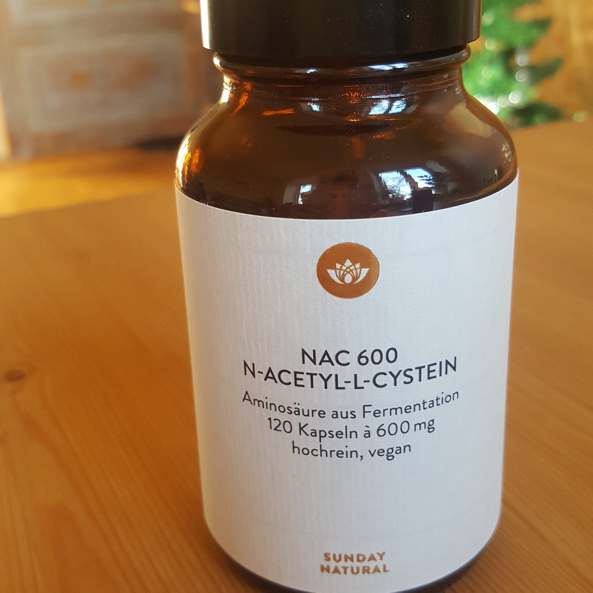NAC 600 N-Acetyl-L-Cystein from Sunday natural - Vegan Product Reviews ...