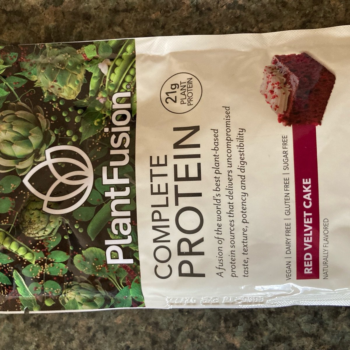 Red velvet cake protein powder from Plant Fusion - Vegan Product ...