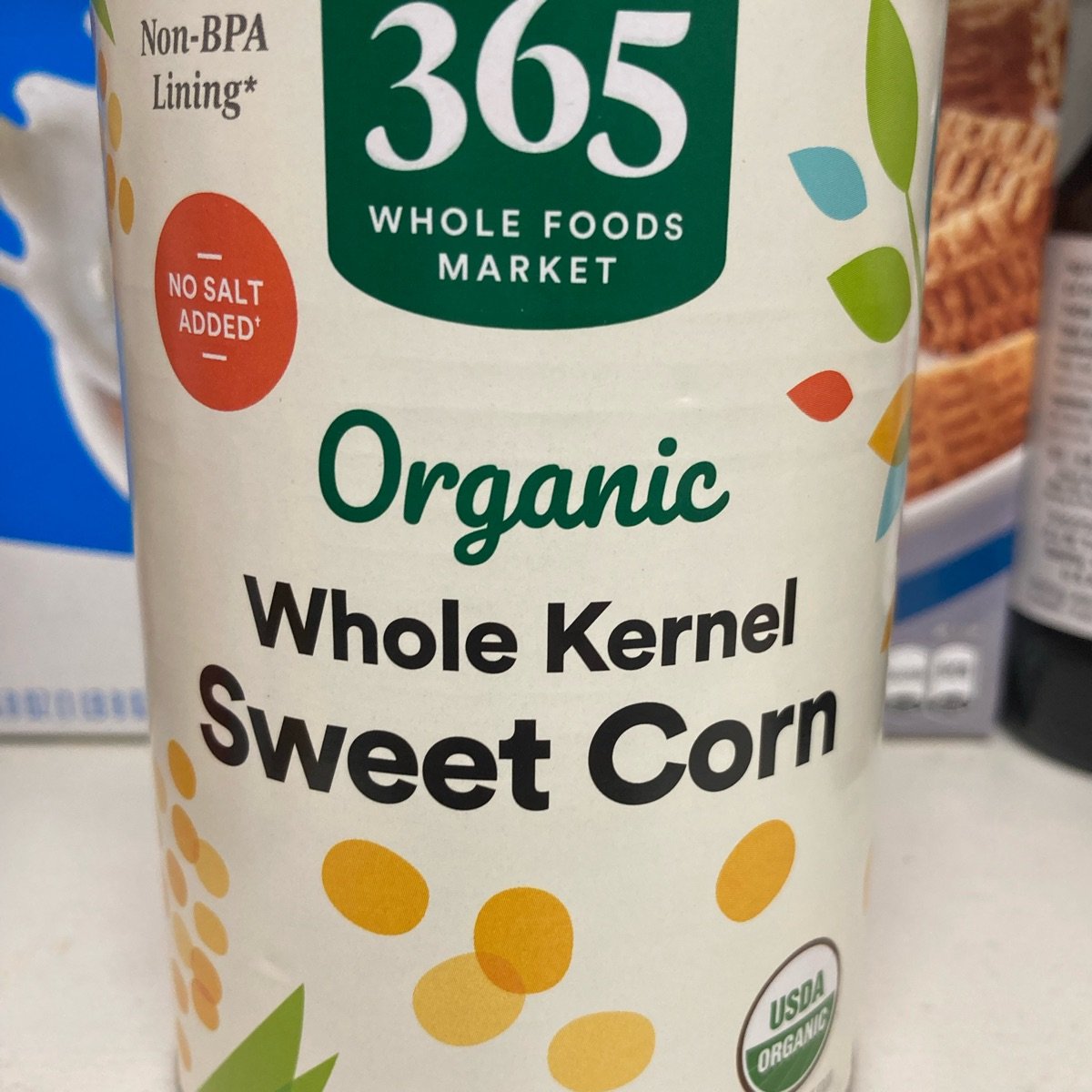 Organic Whole Kernel Sweet Corn from 365 Whole Foods Market - Vegan ...